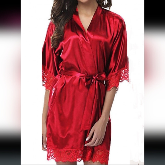 Intimates & Sleepwear | Sexy Satin Robe | Poshmark